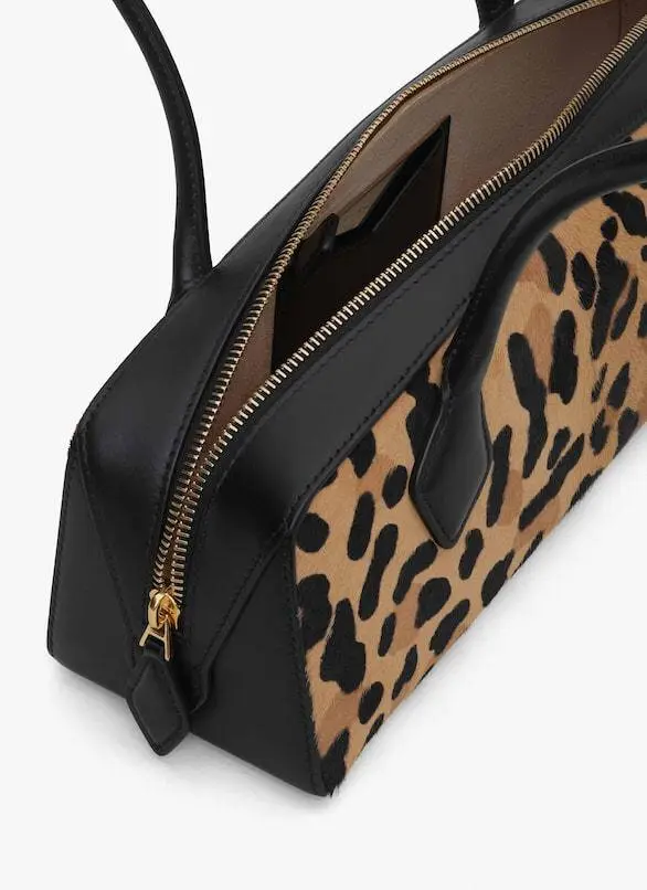 Alaïa Le Teckel Leopard Print Medium Bag - Brown