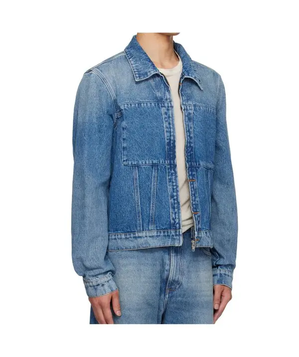 MAISON MARGIELA Long Sleeve Denim Shirt - Medium Blue