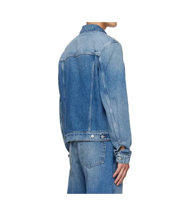 MAISON MARGIELA Long Sleeve Denim Shirt - Medium Blue