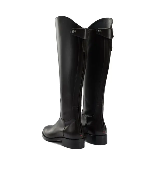 AeydĒ Hector Zip-up Knee-high Boots - Black