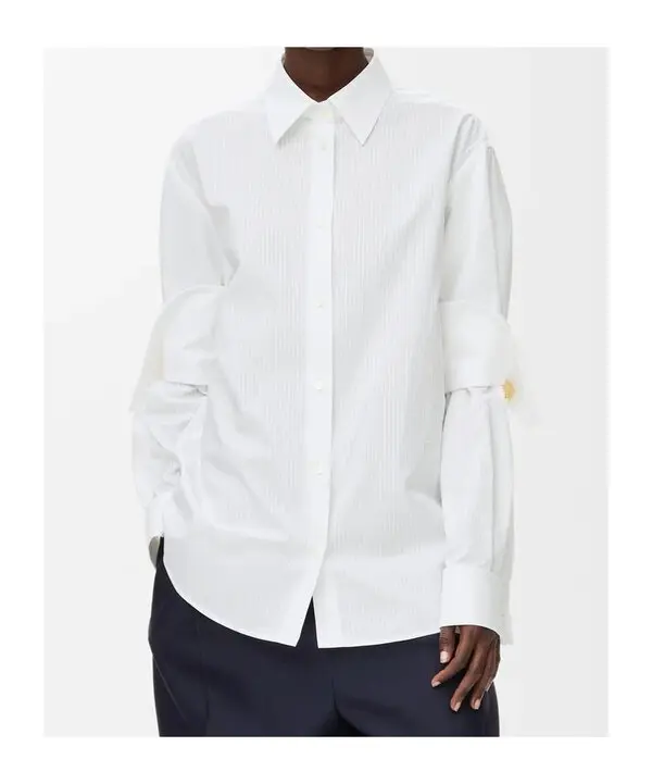 Loewe Double Layer Sleeve Poplin Shirt