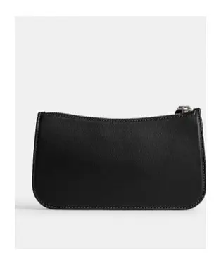COACH Leather Mini Shoulder Bag With Logo Detail