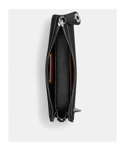 COACH Leather Mini Shoulder Bag With Logo Detail
