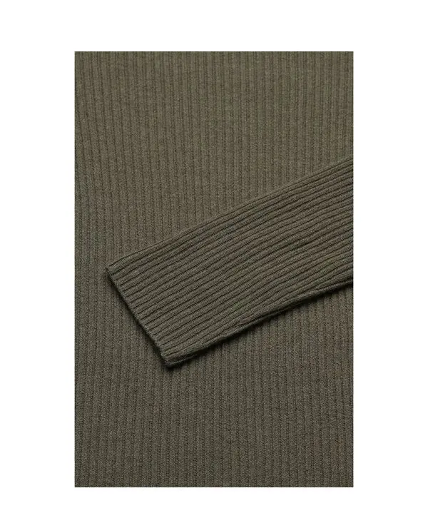 Fabiana Filippi High-necked Ribbed Sweater - Green