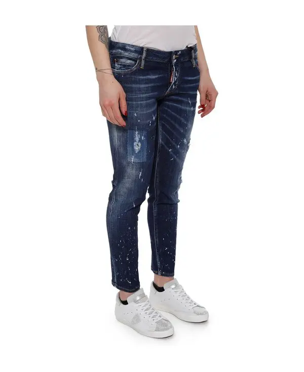 Dsquared2 Slim Distressed Jeans - Blue