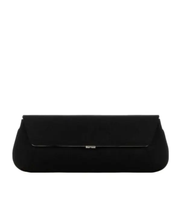 Amina Muaddi Flap Clutch