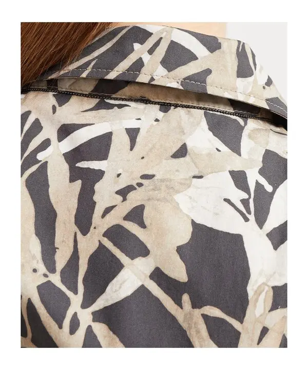 Brunello Cucinelli Abstract Print Sleeveless Mini Dress