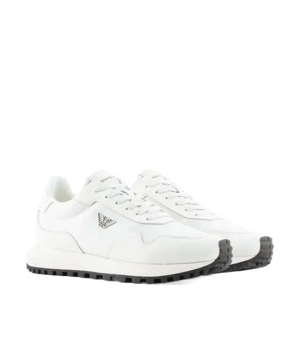 Emporio Armani Logo Detail Lace-up Sneakers