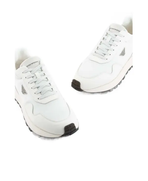 Emporio Armani Logo Detail Lace-up Sneakers