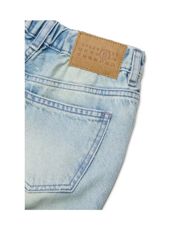 MAISON MARGIELA Light Wash Flared Jeans