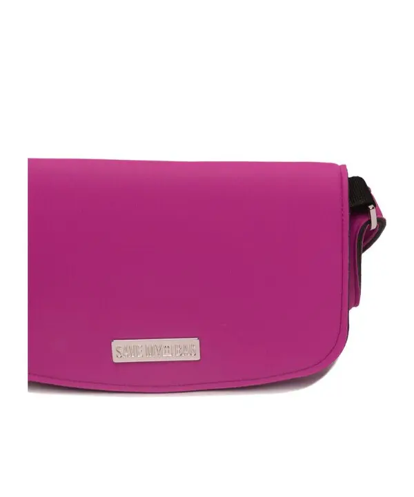 Save My Bag Nina Zipper Shoulder Bag - Pink