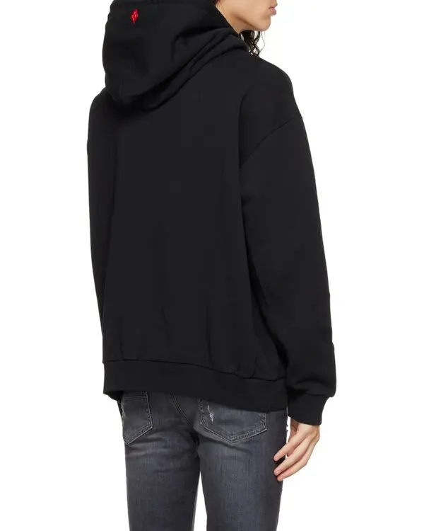 MARCELO BURLON COUNTY OF MILAN Graphic-printed Drawstring Hoodie