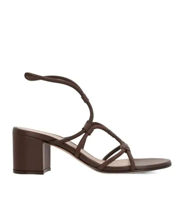 GIANVITO ROSSI Multi Way Strap Block Heel Sandals