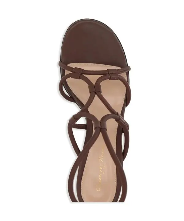 GIANVITO ROSSI Multi Way Strap Block Heel Sandals