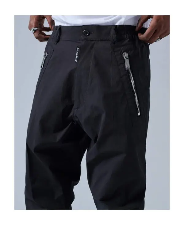 Dsquared2 Logo Printed Straight-leg Trousers