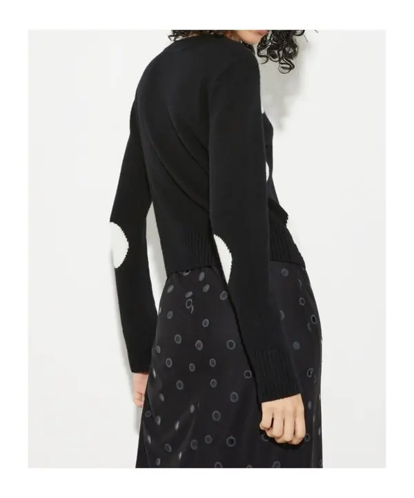MAXCO. Max&co. Polka-dot Jacquard Jumper