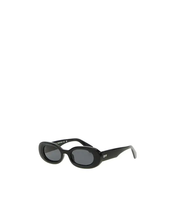 Off-White Amalfi Oval Frame Sunglasses - Gray
