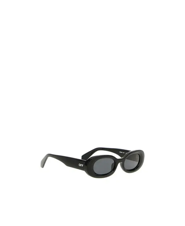 Off-White Amalfi Oval Frame Sunglasses - Gray