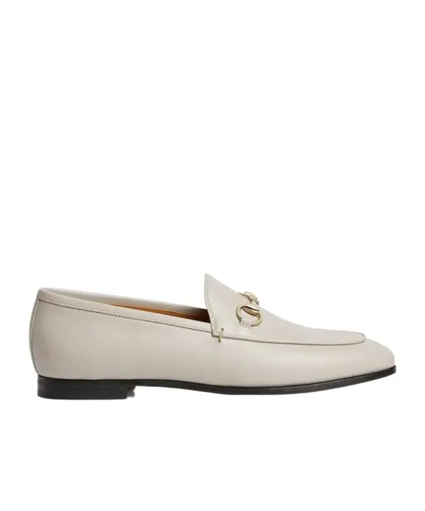 Gucci Jordaan Loafers - Light Gray