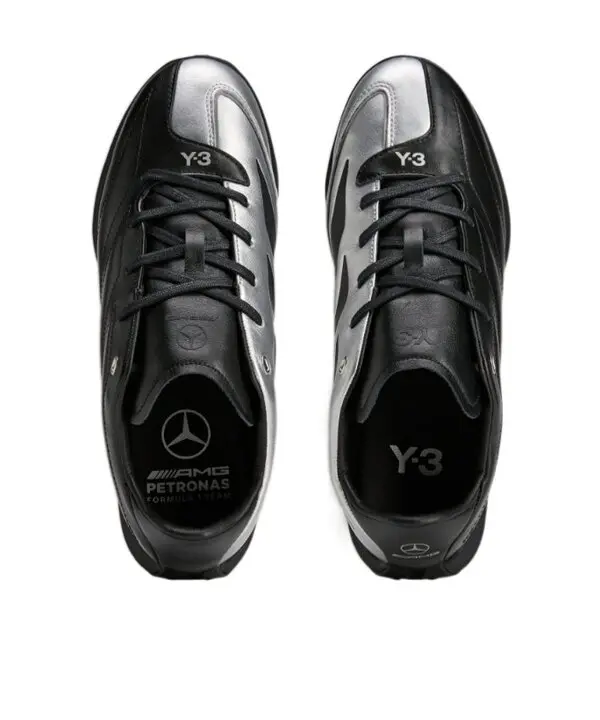 Y3 Feroza Lo Lace-up Sneakers - Black/silver Metallic