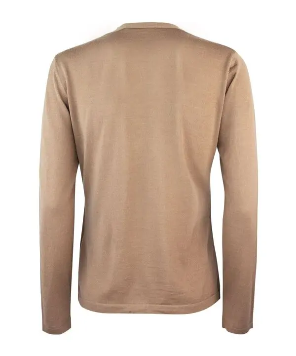 Max Mara V-neck Cardigan With Button Closure And Pockets