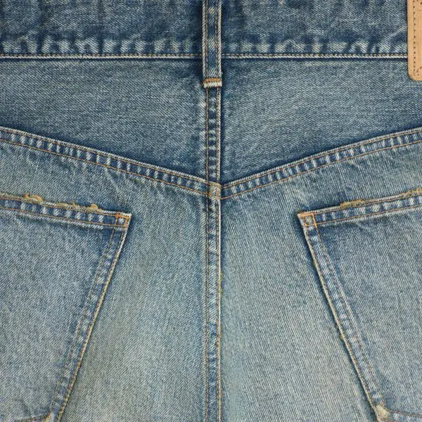 Celine Max Jeans In Cotton Denim - Multicolor