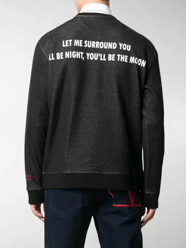 Valentino Garavani Moon Dust Print Sweatshirt