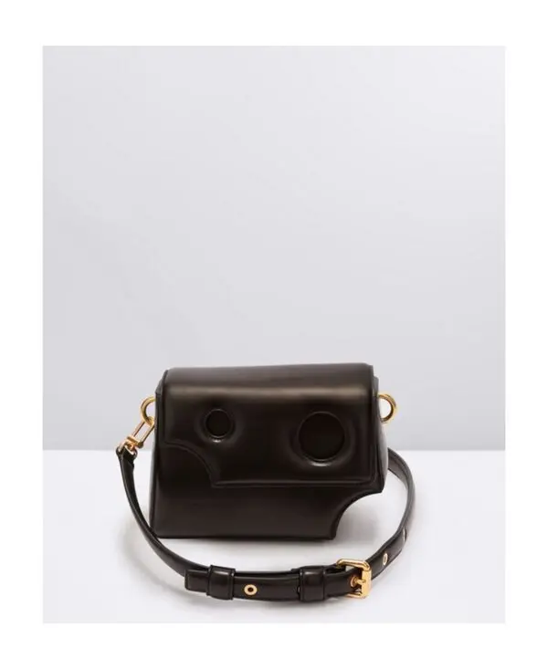 Off-White Burrow Chain Detail Shoulder Bag - Black