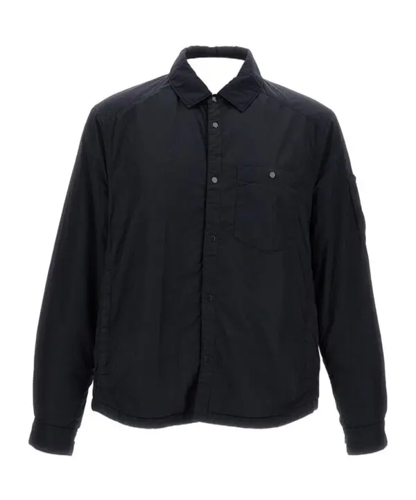 C.P. COMPANY Chrome-r Padded Overshirt - Black