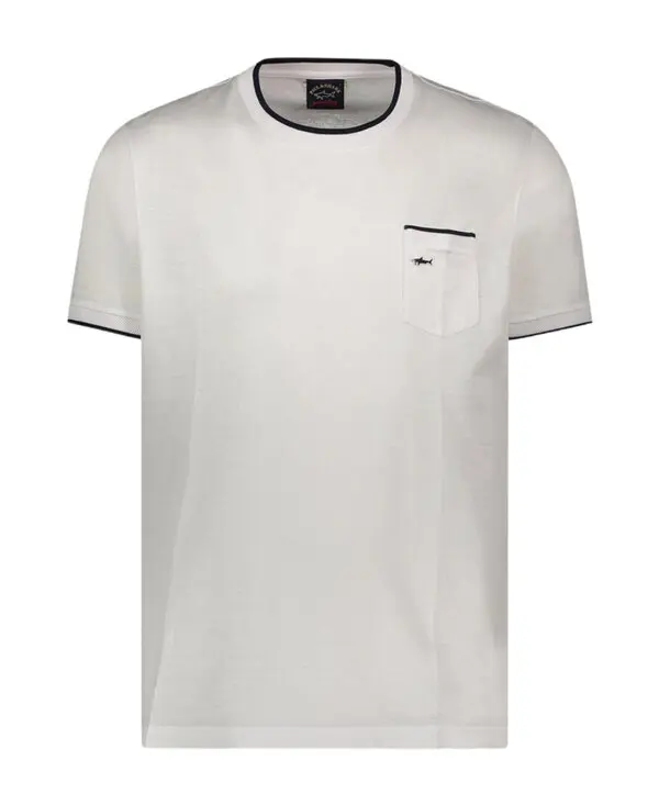 Paul & Shark T-shirt With Round Neck And Short Sleeves - White