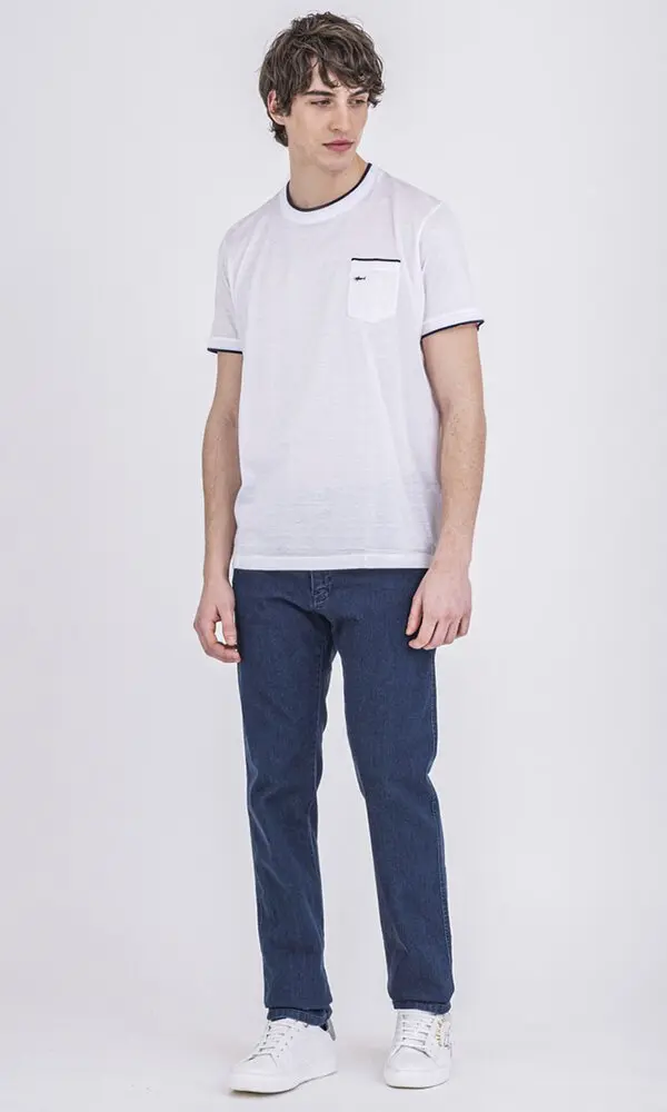 Paul & Shark T-shirt With Round Neck And Short Sleeves - White