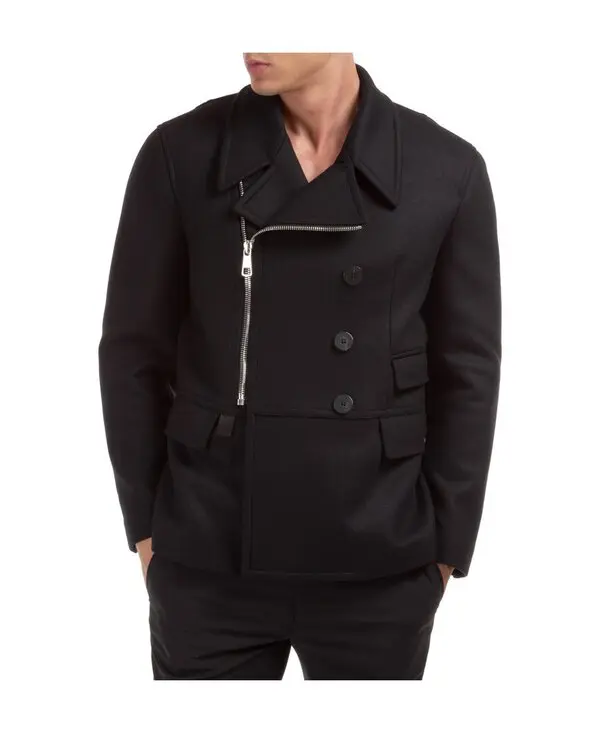 Neil Barrett Asymmetrical Zipper Coat