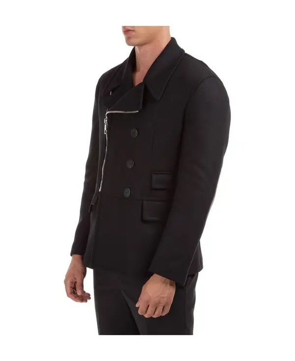 Neil Barrett Asymmetrical Zipper Coat