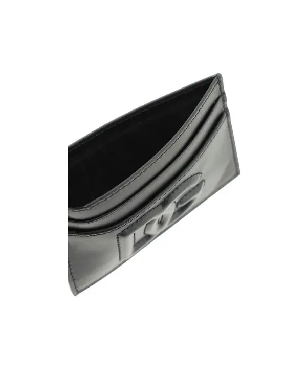 Dolce & Gabbana Dolce Gabbana Logo-embossed Cardholder - Black