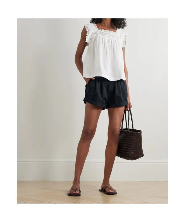 DÔEN Paige Poplin Shorts