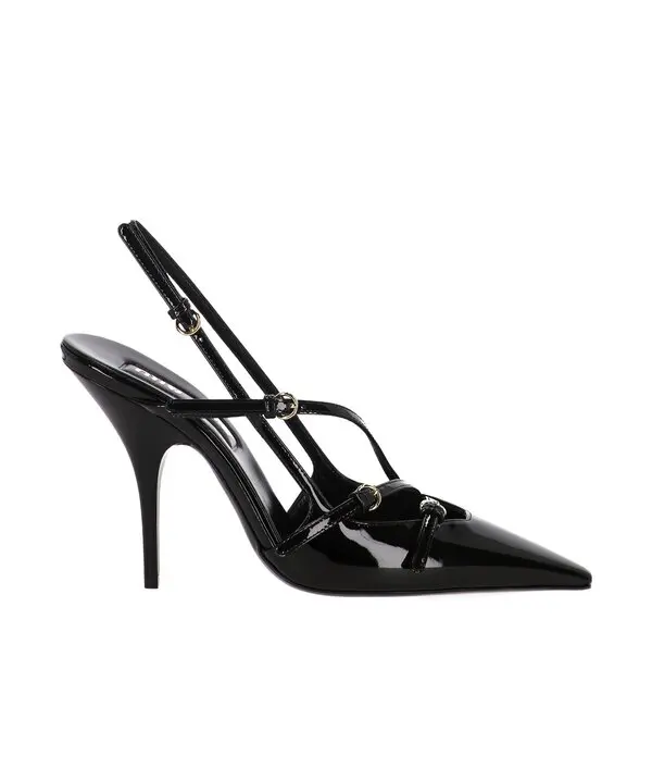 Miu Miu Buckled Slingback High Heel Sandals