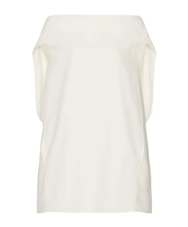 THE ROW Pallenberg Draped Sleeveless Asymmetric Top - Rice White