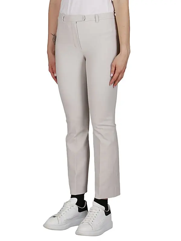 Max Mara Tapered Casual Pants - White
