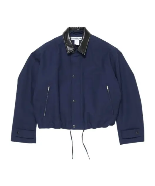 Acne Studios Logo-patch Bomber Jacket - Blue