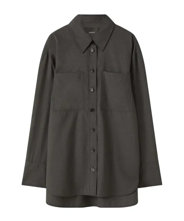 JOSEPH Button-up Shirt With Patch Pockets