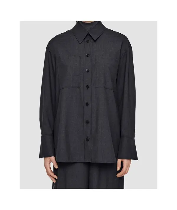 JOSEPH Button-up Shirt With Patch Pockets