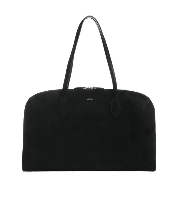 TOTEME Zipped Tote Bag With Double Top Handles - Black