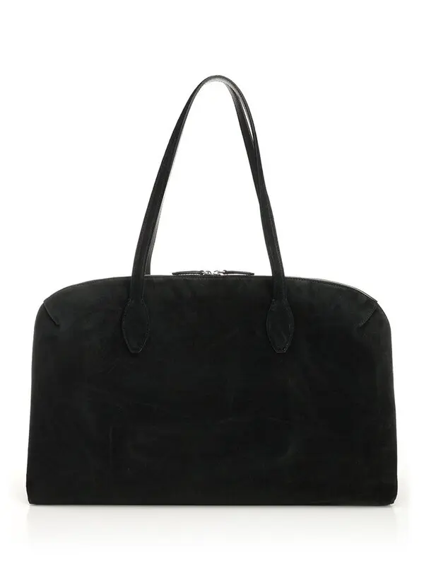 TOTEME Zipped Tote Bag With Double Top Handles - Black