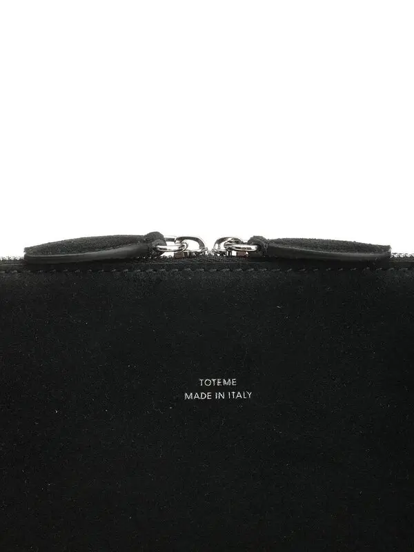 TOTEME Zipped Tote Bag With Double Top Handles - Black