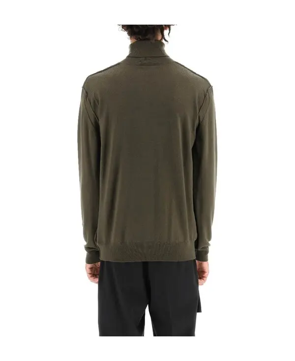 Etro Logo-embroidered Roll-neck Jumper