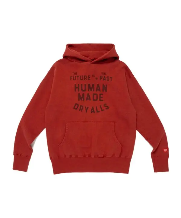 HUMAN MADE Tsuriami Hoodie - Burgundy/olive Green