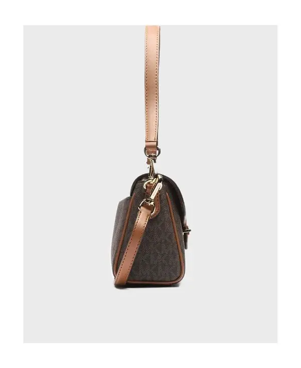 Michael Kors Logo Shoulder Bag - Brown