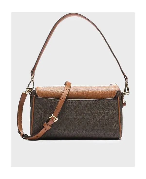 Michael Kors Logo Shoulder Bag - Brown