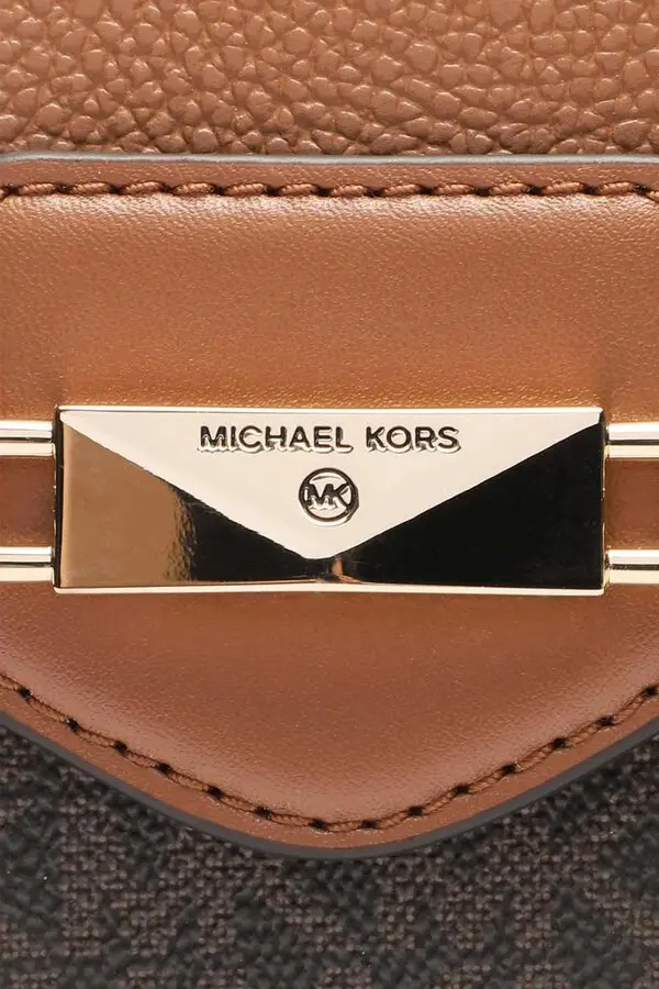 Michael Kors Logo Shoulder Bag - Brown
