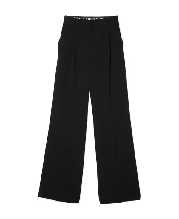 Michael Kors Tailored Wide-leg Trousers - Black